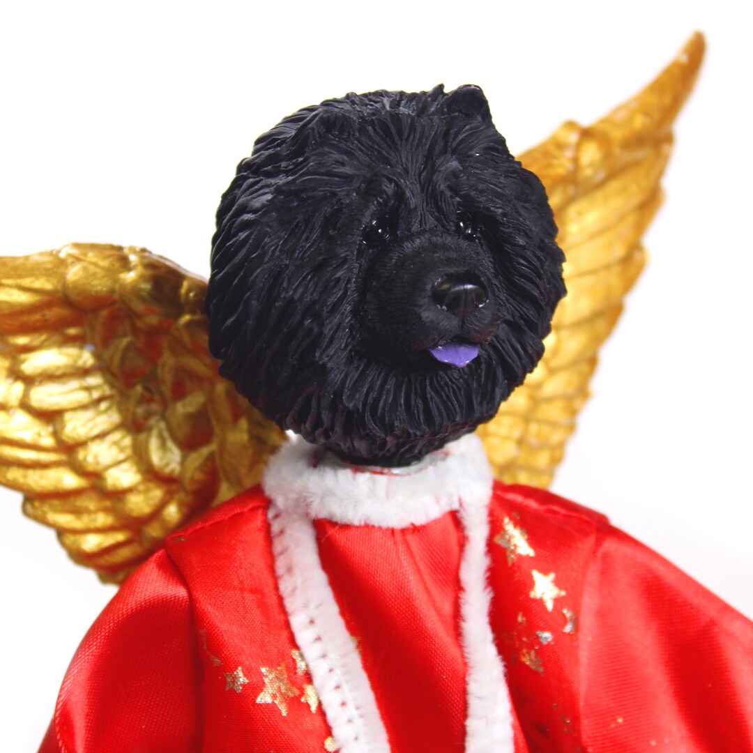 Chow Chow, Black CHRISTMAS Tree Toppers and Shelf Decor - Etsy