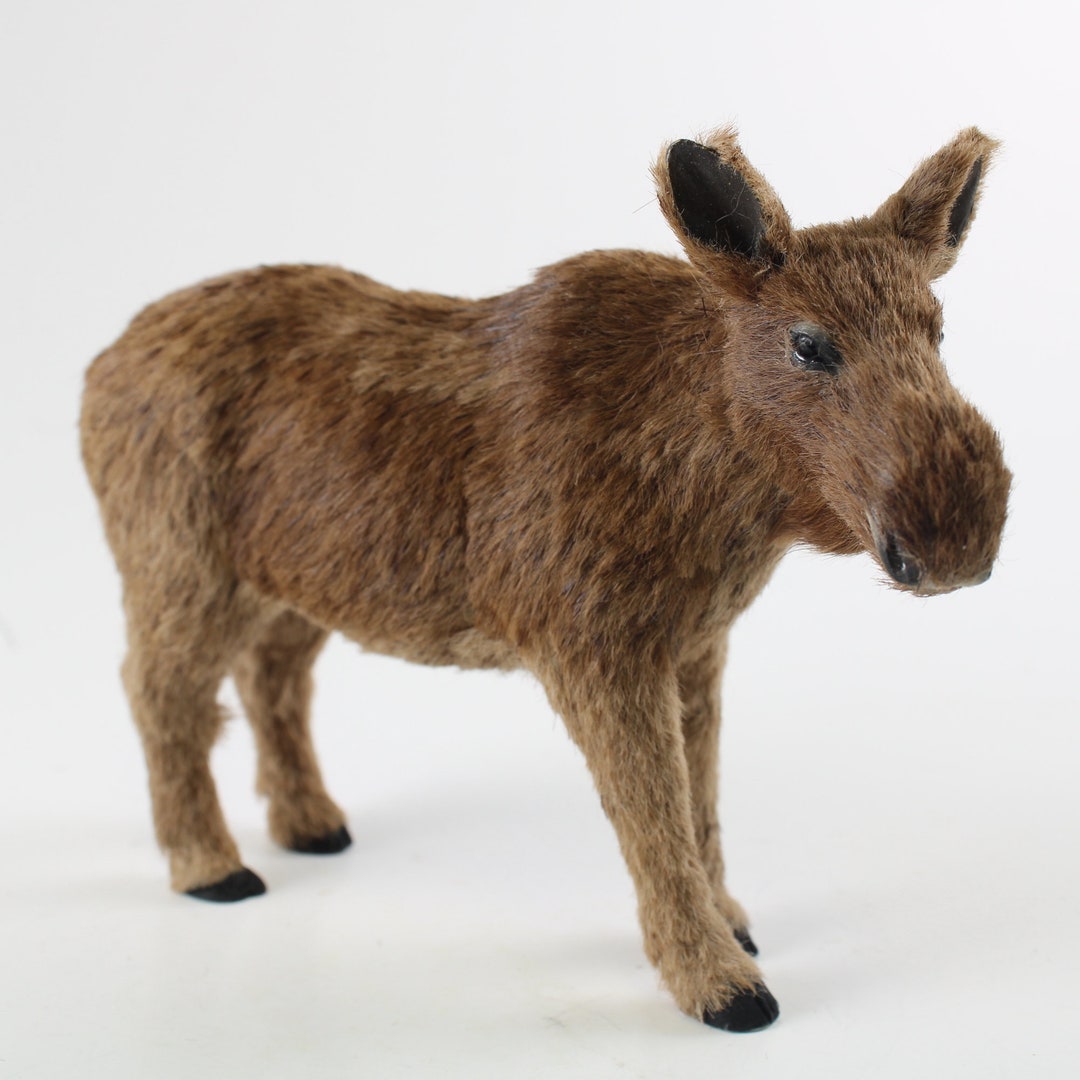 MOOSE FUR FIGURINE Realistic Handmade Figurine - Etsy
