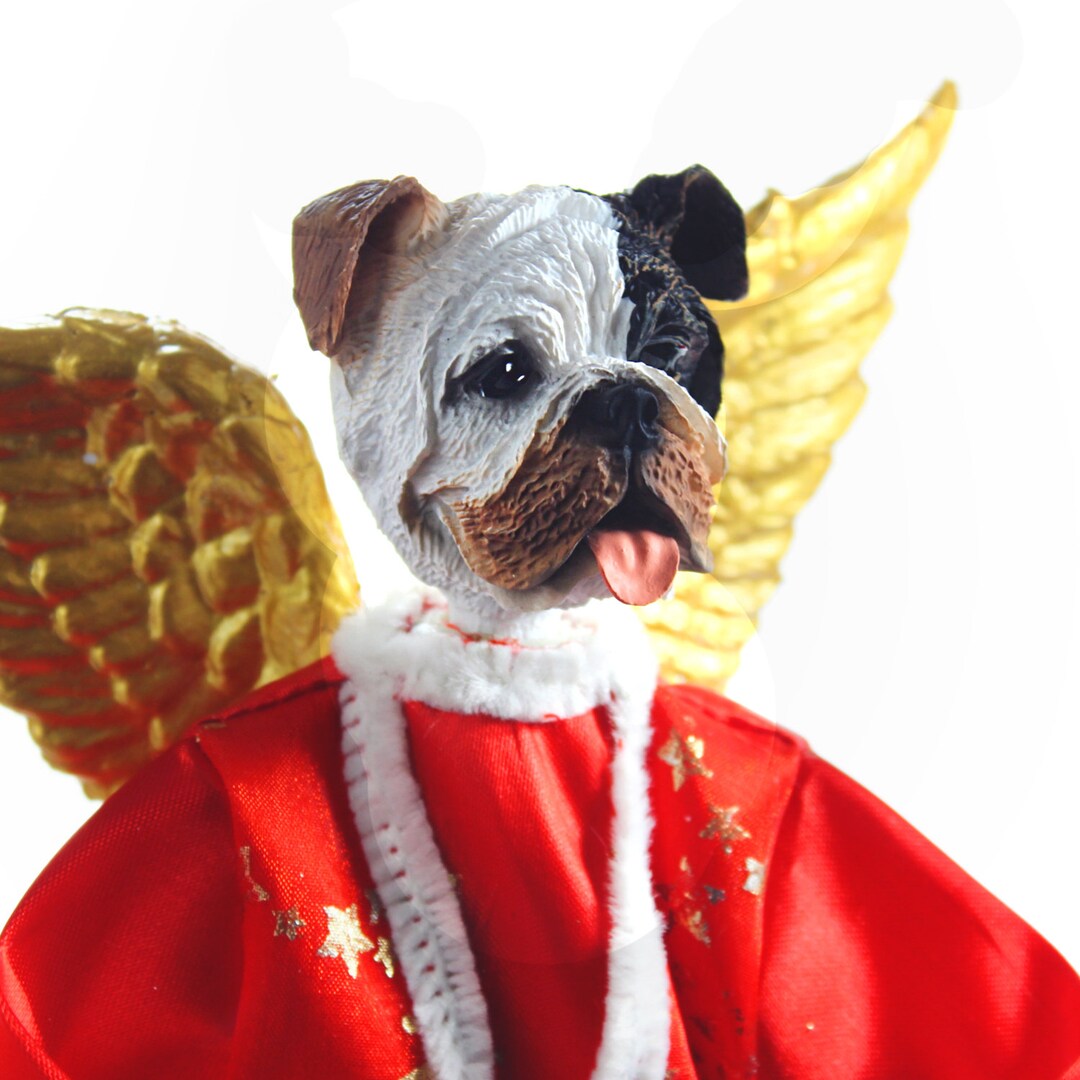 Bulldog, Brindle CHRISTMAS Tree Toppers and Shelf Decor - Etsy