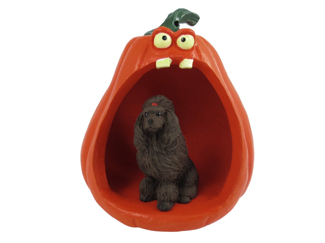 Halloween Decoration Collection With Spooky Pumpkin and Poodle ...