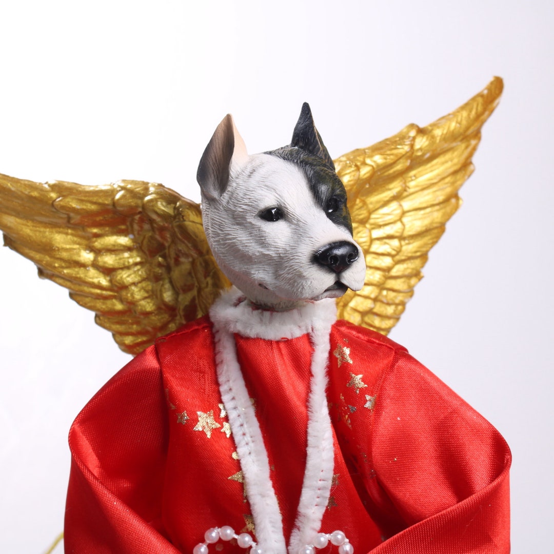 Pit Bull Terrier CHRISTMAS Tree Toppers and Shelf Decor - Etsy