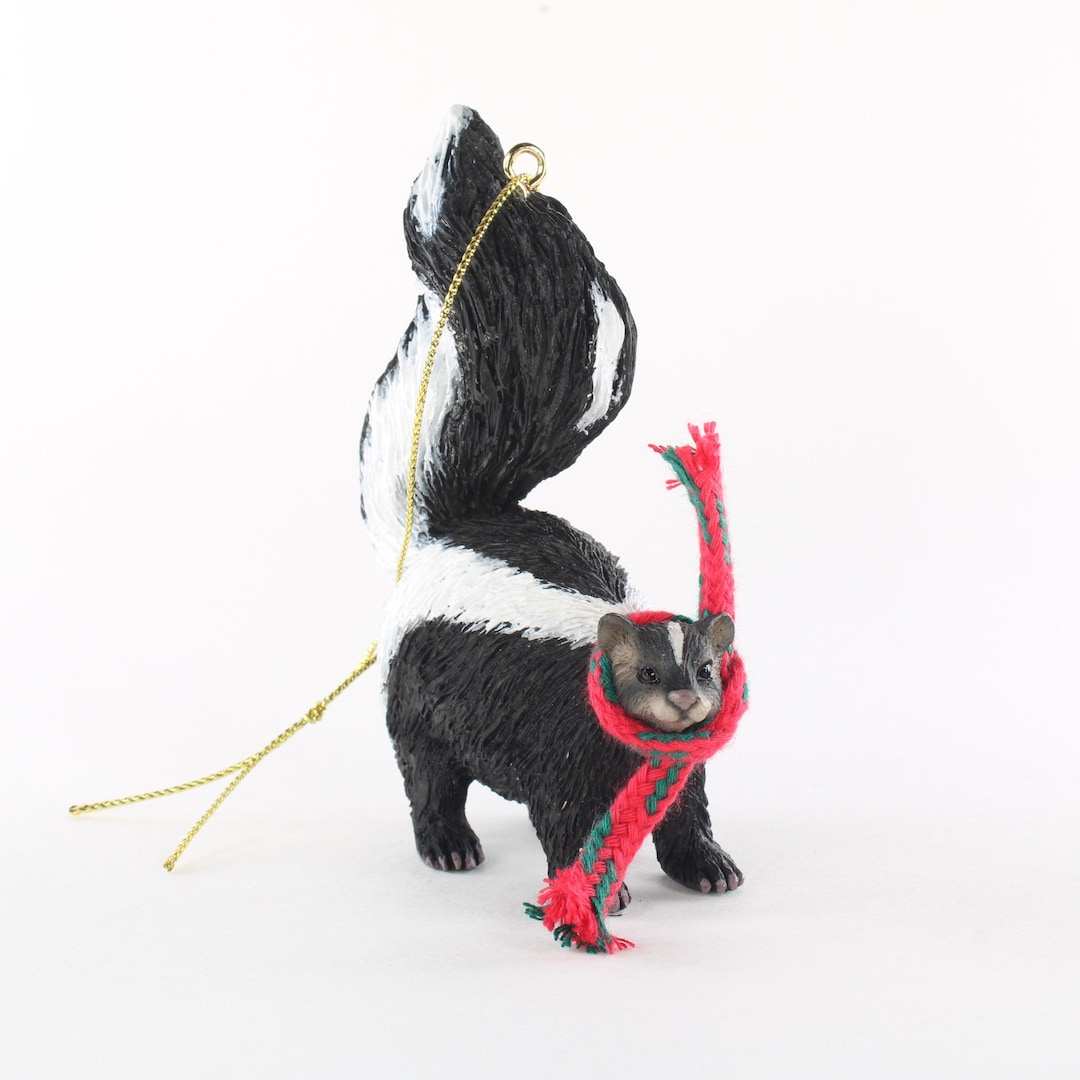 Skunk Collectable Hanging Christmas Ornaments - Etsy