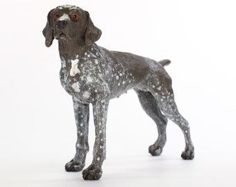 German Shorthaired Pointer Puppy Mini-figure / Customizable Clay Dog ...