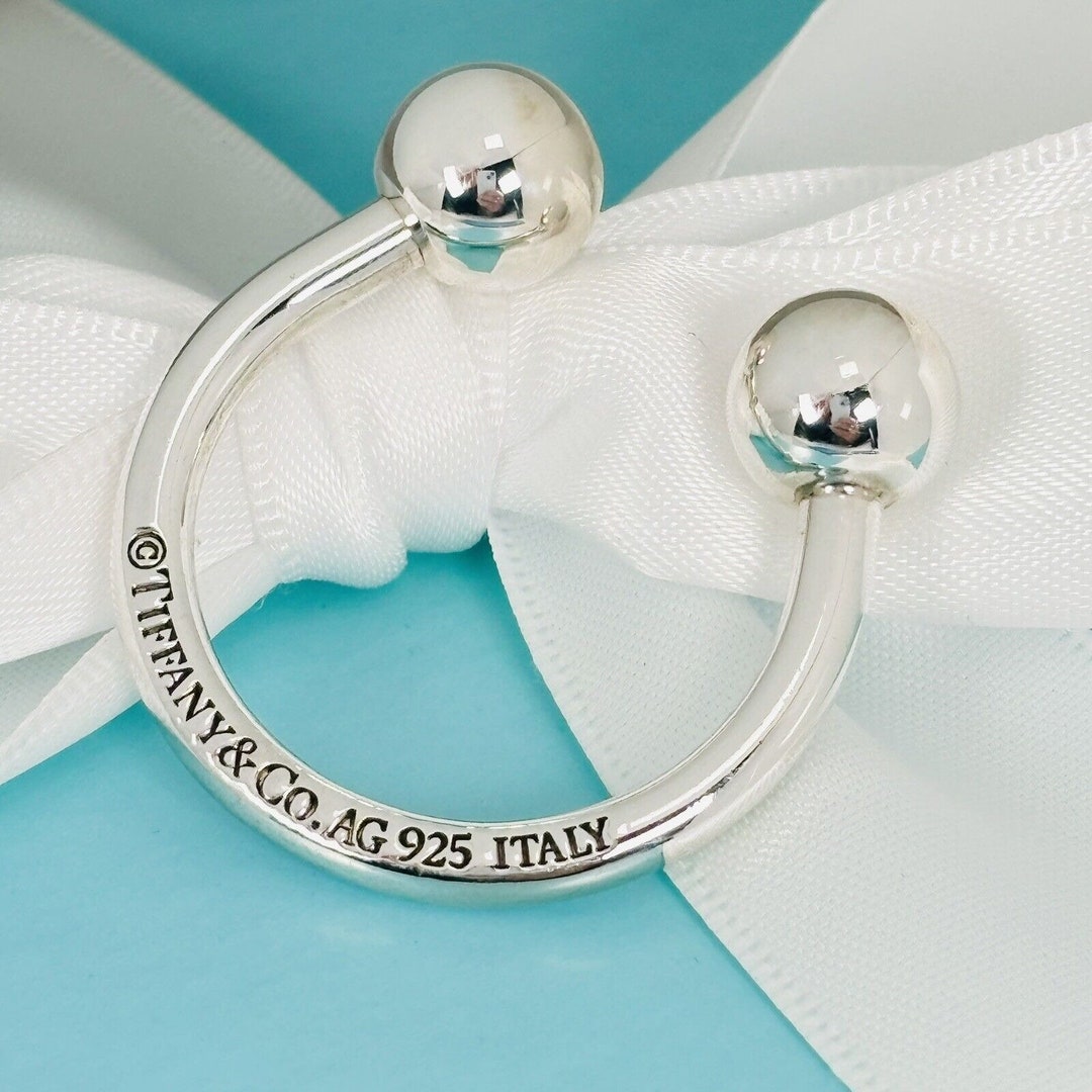 Tiffany & Co Horseshoe Key Ring Chain Keyring Keychain - Etsy