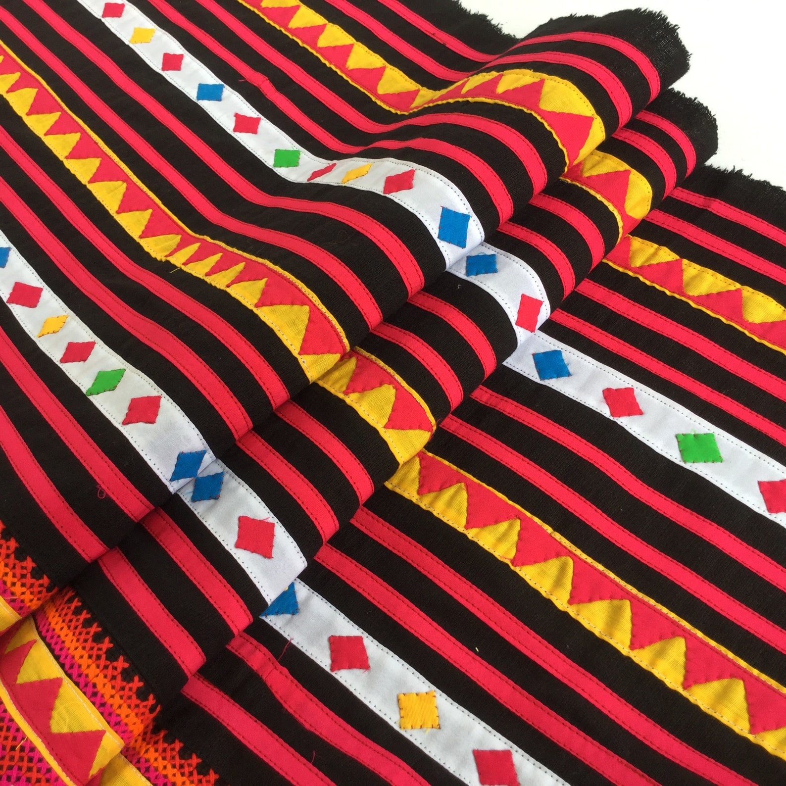 Sale!!!!! Colorful Hmong Cotton ,colorful Batik Fabric, Vintage Cotton ...