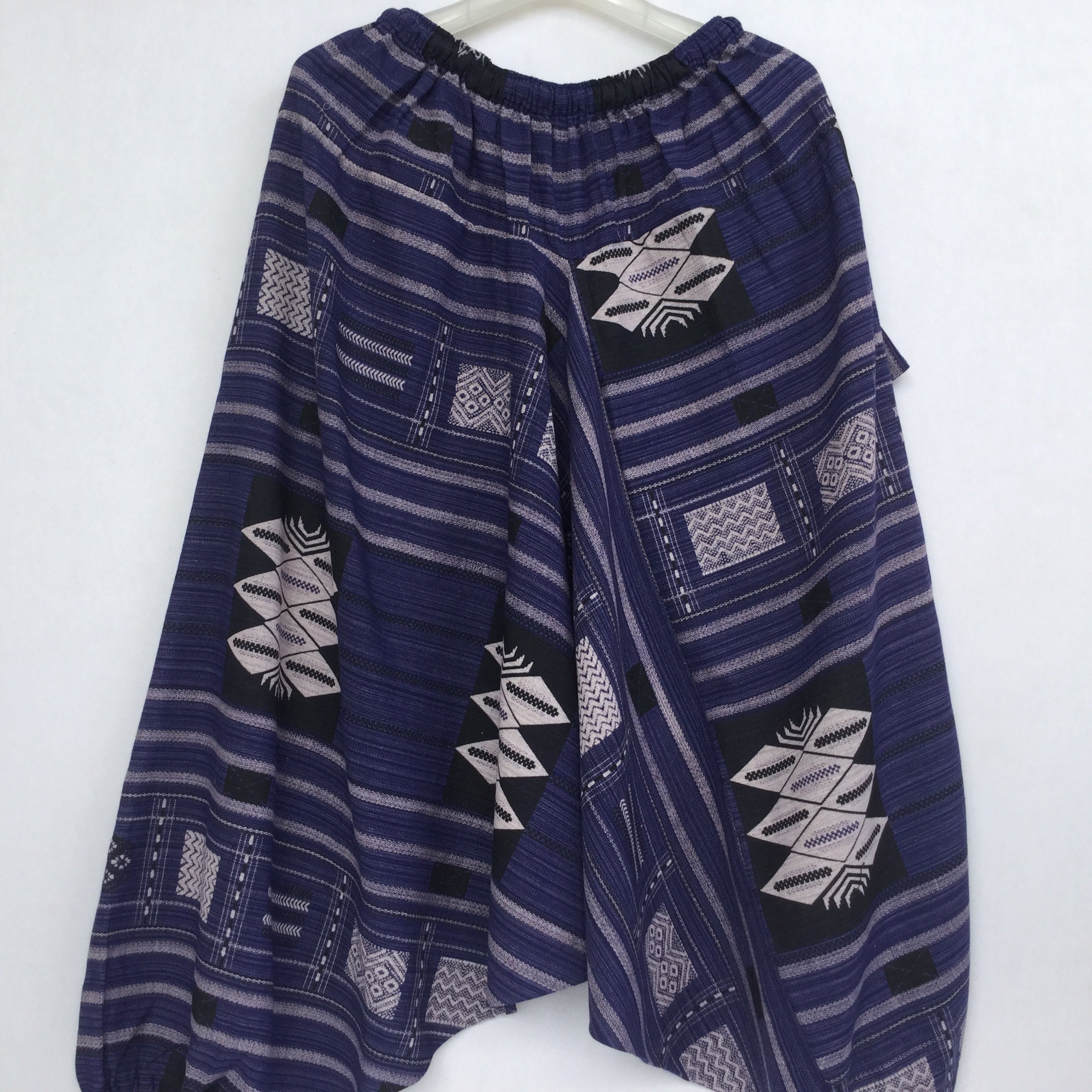 Hot Price !!!!! CK8 Blue Alladin Pants, Harem Pants, Hmong Pants ...