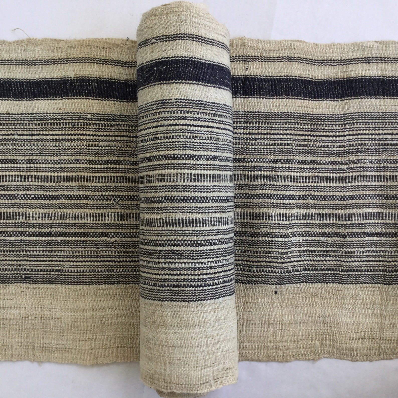 2.20 Meters Long White Natural Hmong Hemp Fabricvintage Hemp - Etsy