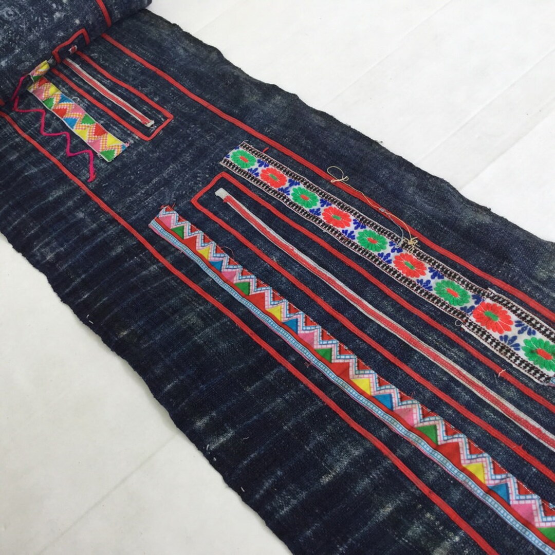 Special !!! 3.50 M Long Natural Hmong Hemp Fabric,vintage Hemp Hand ...