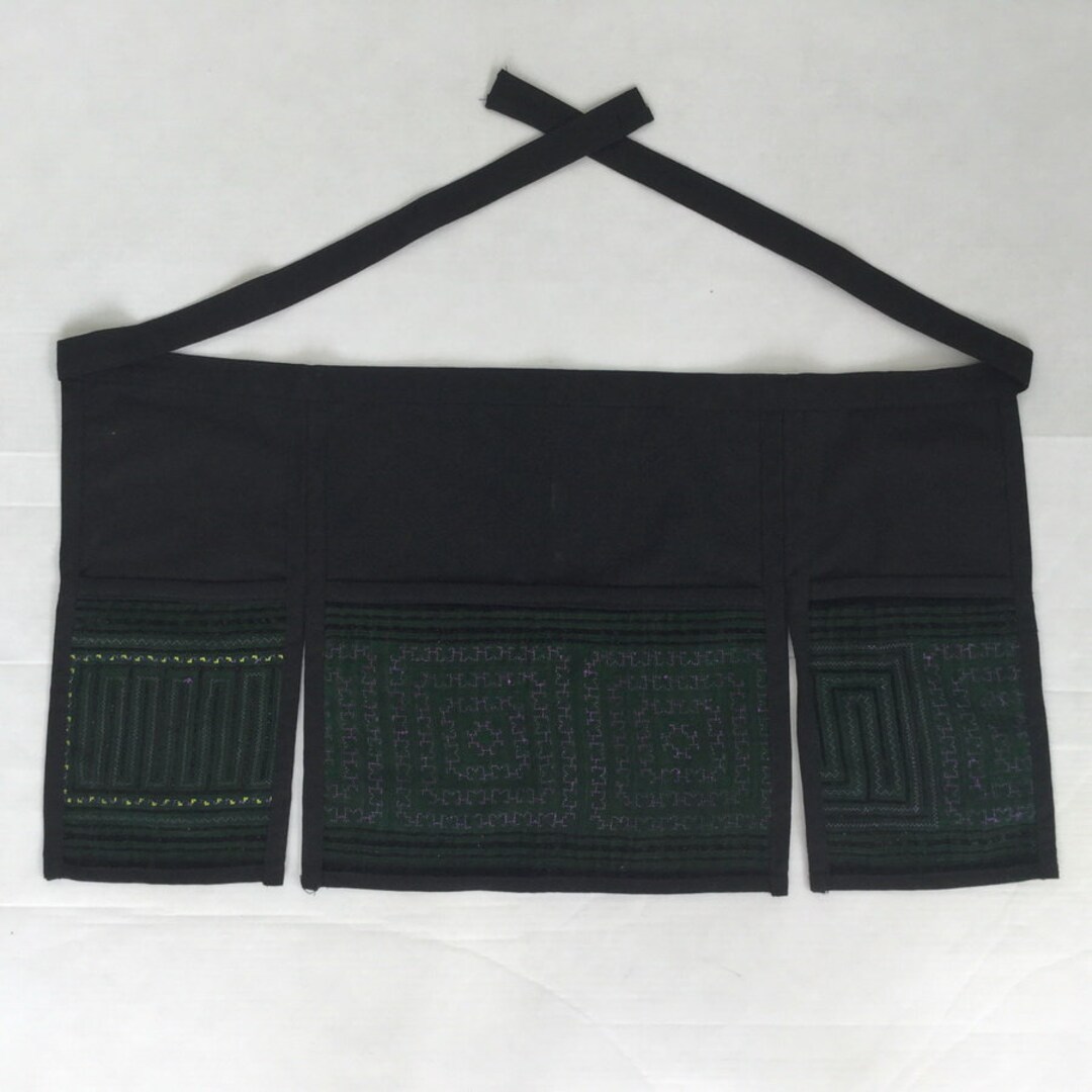 Hmong Half Apron , Cross Stitch Half Apron,tribal Vintage Hmong Half ...