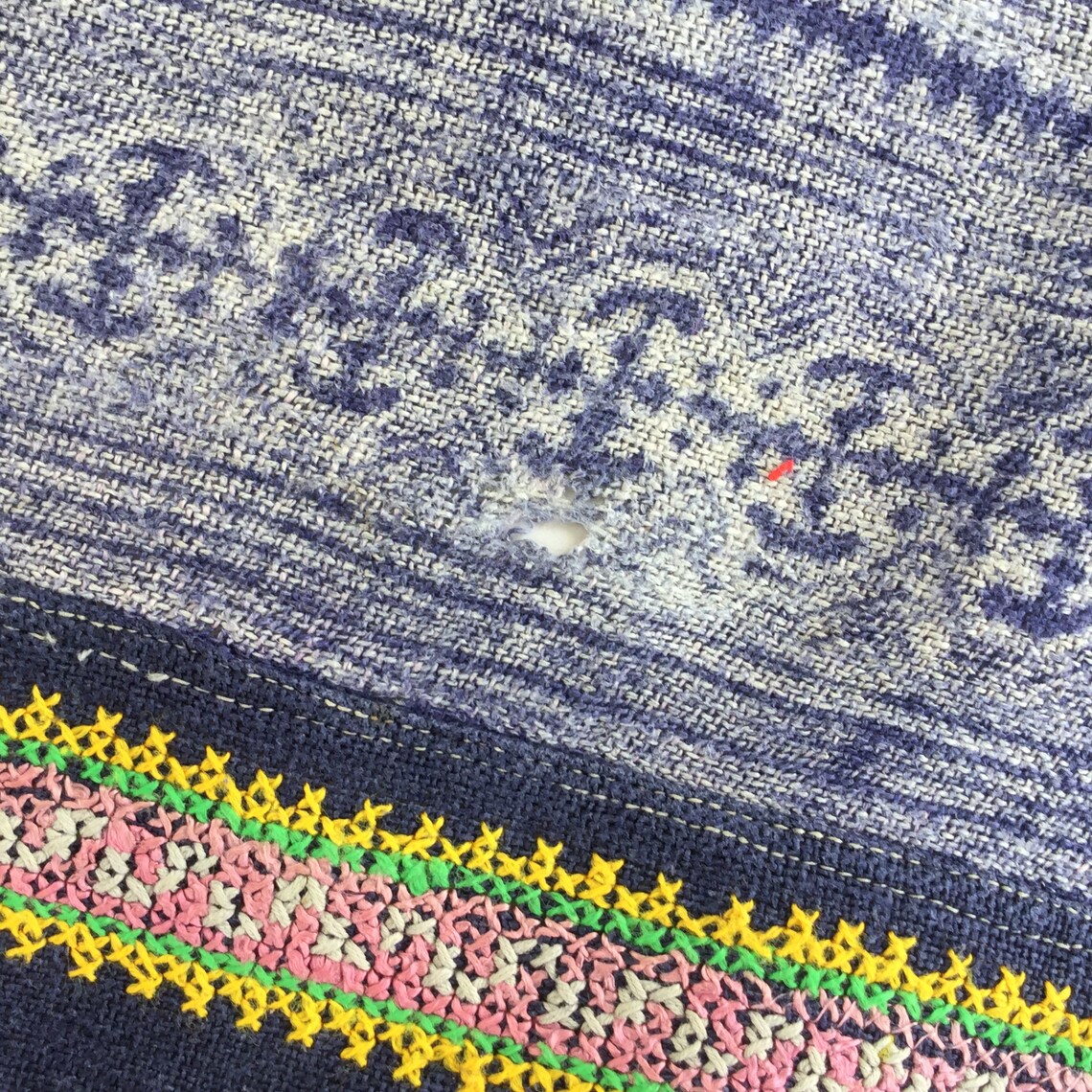 SALE!!!2.80 M Long Natural Hmong Hemp Fabric,vintage Hemp Hand Dyed ...