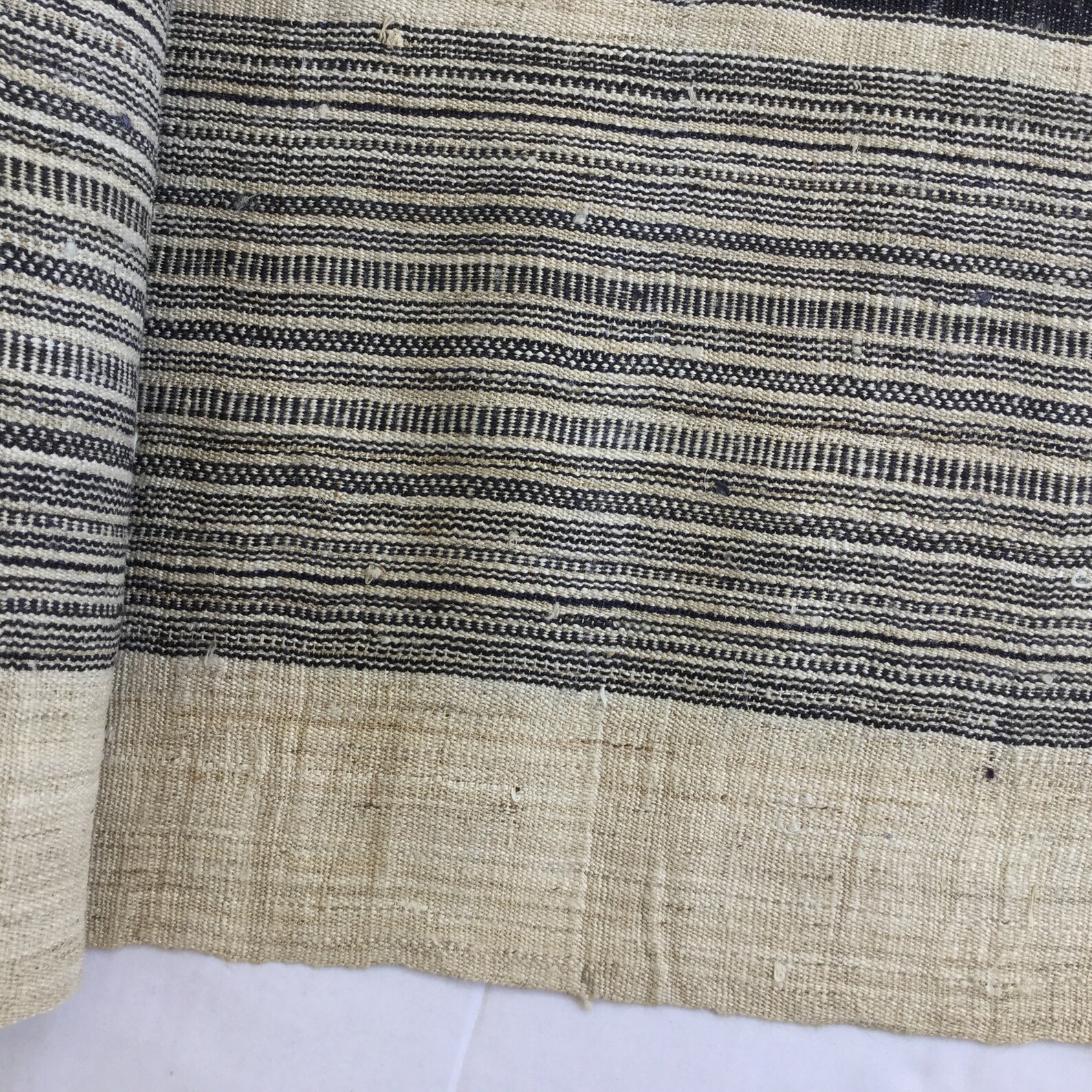 2.20 Meters Long White Natural Hmong Hemp Fabricvintage Hemp - Etsy