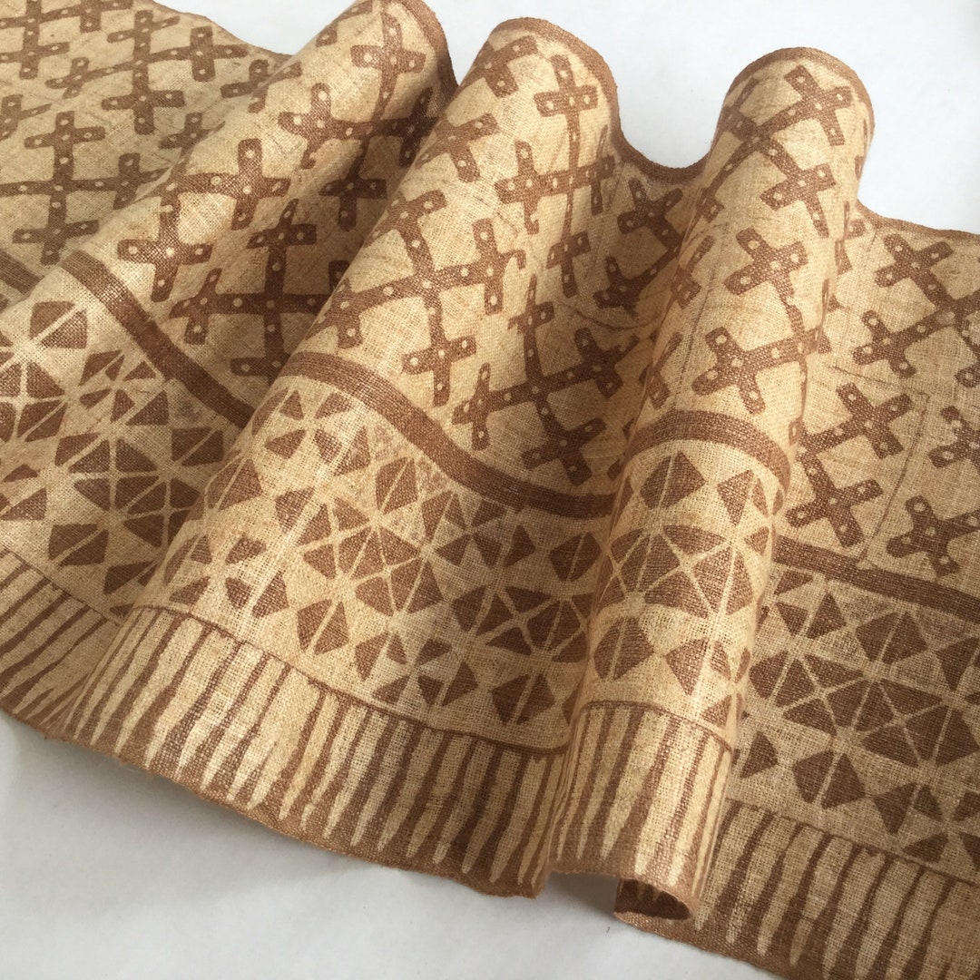 SALE 2.80 Meters Long Natural Hmong Hemp Fabric, Vintage Hemp Hand Dyed ...