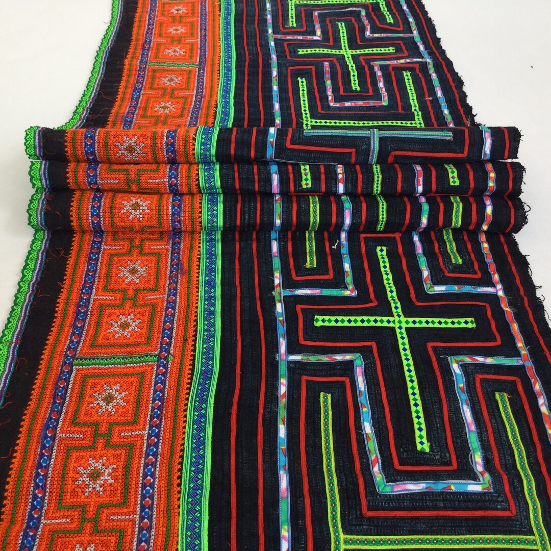 Sale!!! 1.80 Meters Long Hmong Cotton Indigo Batik Fabric,vintage ...