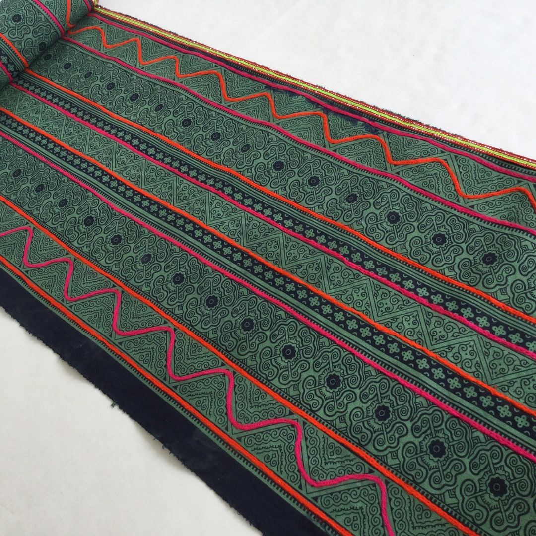 Sale!!!!!! Hmong Cotton,vintage Batik Fabric Textiles,table Runner ...