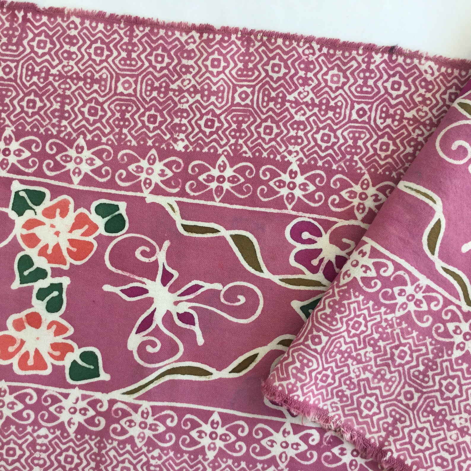 Sale Hmong cottonvintage Batik fabric textilestable | Etsy