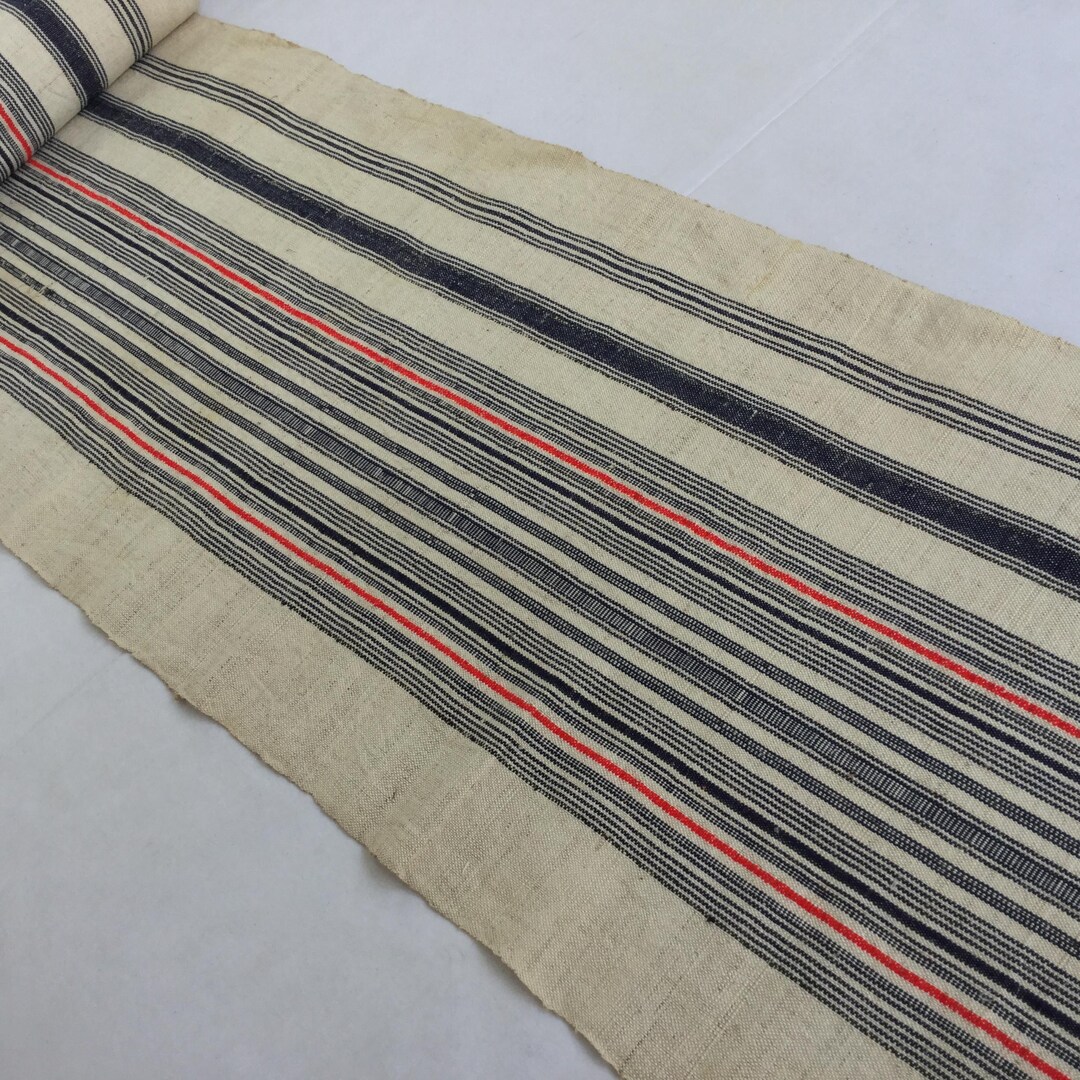 2 Meters Long Natural Hmong Hemp Fabric, Vintage Hemp Hand Dyed Hmong ...