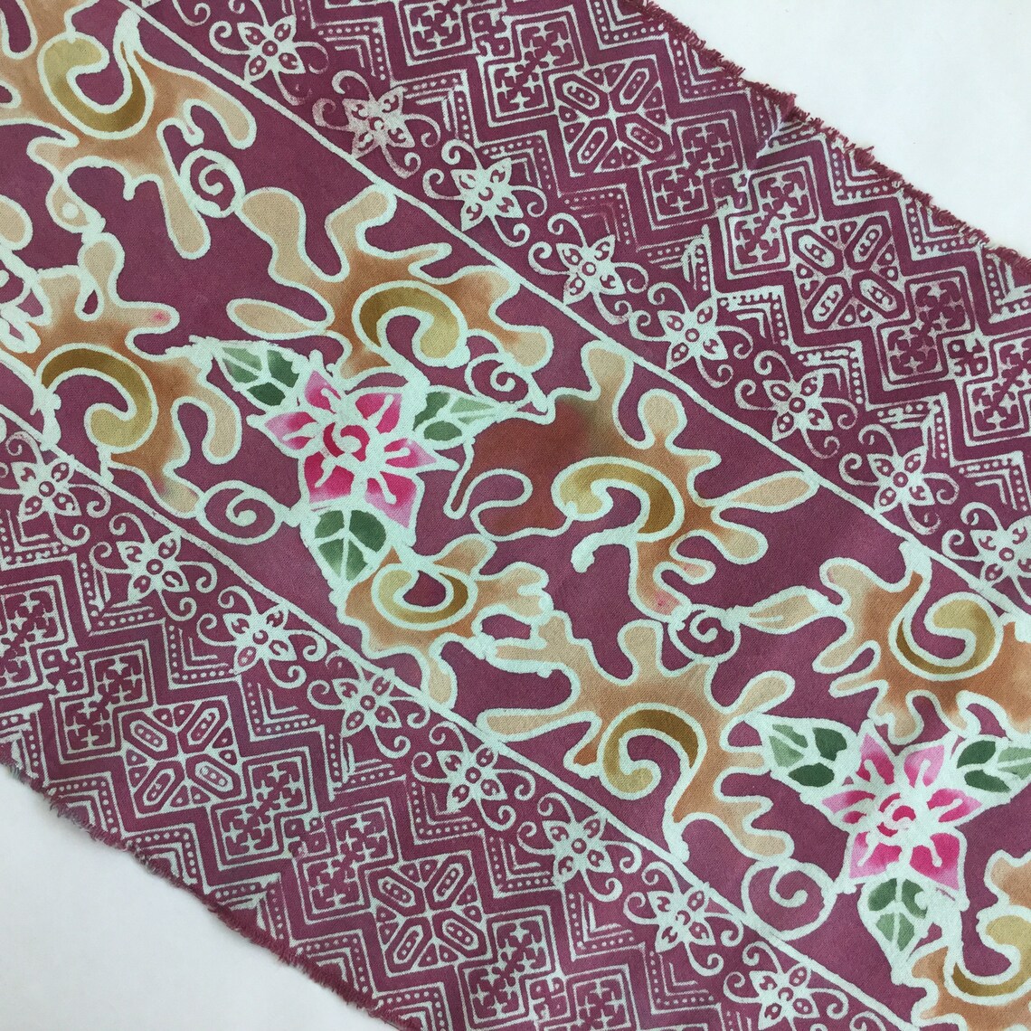 Sale Hmong cottonvintage Batik fabric textilestable | Etsy