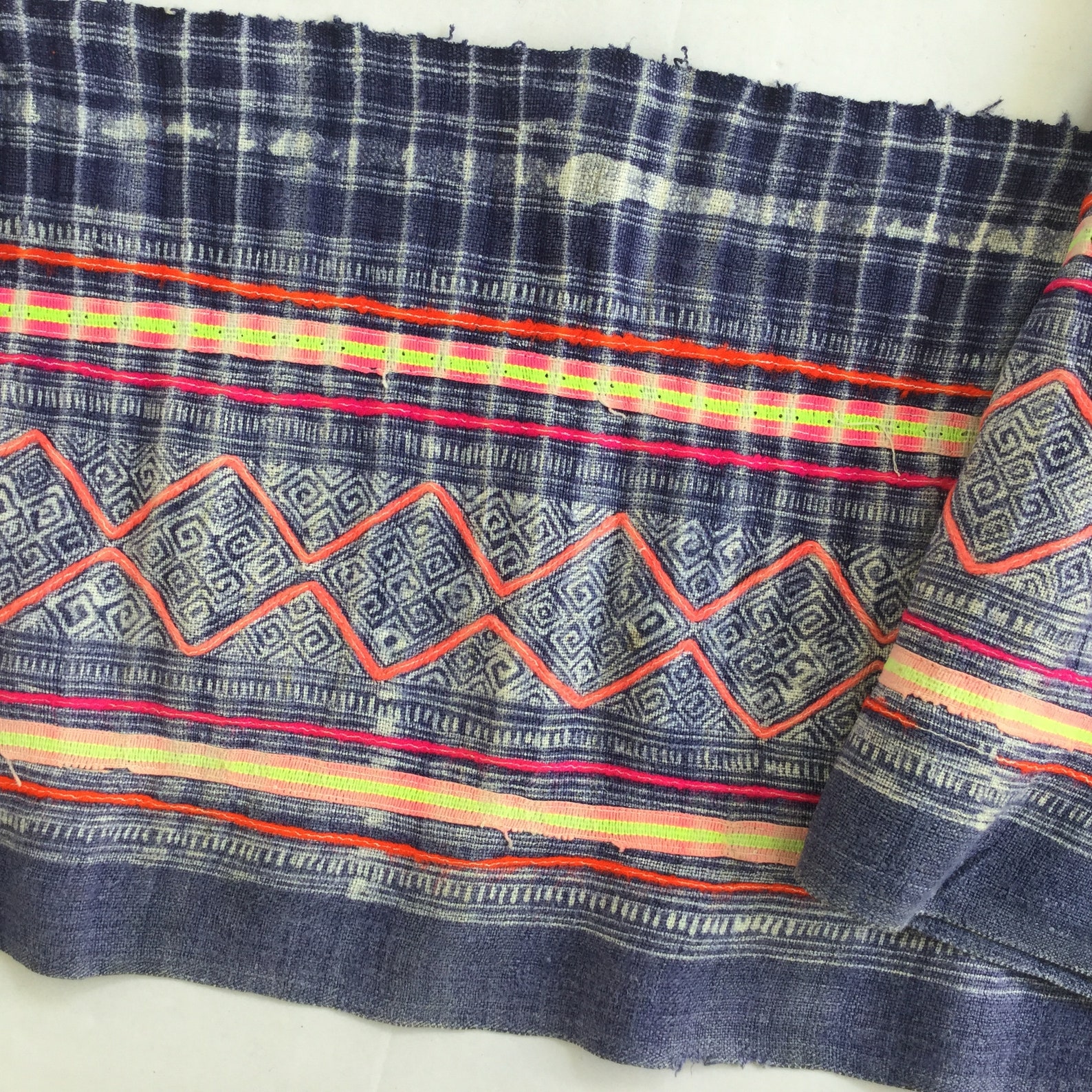 Special 2.9 M Long Natural Hmong Hemp Fabricvintage Hemp - Etsy