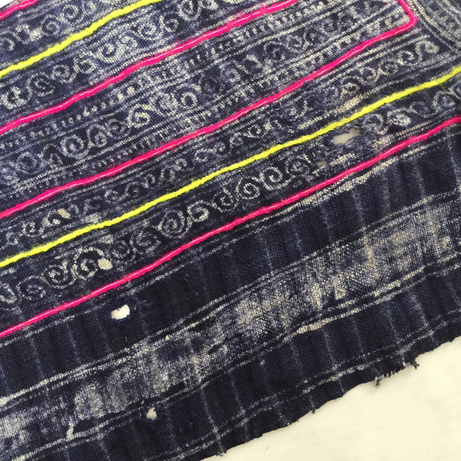 Special Natural Hmong Hemp Fabricvintage Hemp Hand Dyed | Etsy