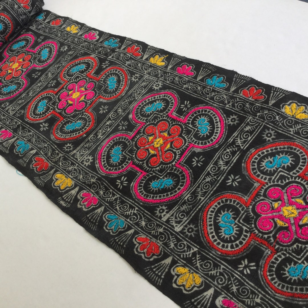 SALE!!!! 2.80 Meters Long Natural Hmong Hemp Fabric, Vintage Hemp Hand ...