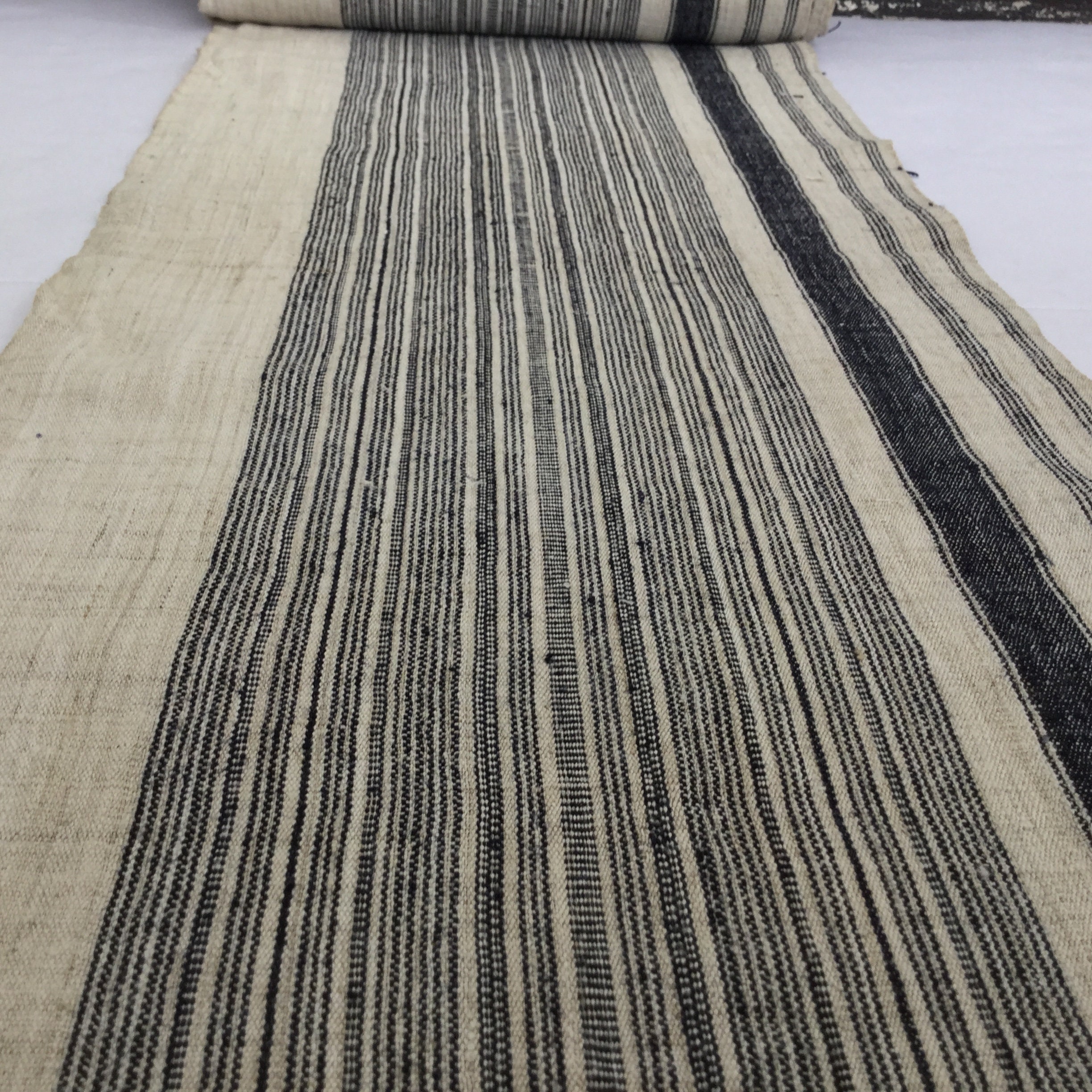 2.10 Meters Long White Natural Hmong Hemp Fabricvintage Hemp | Etsy