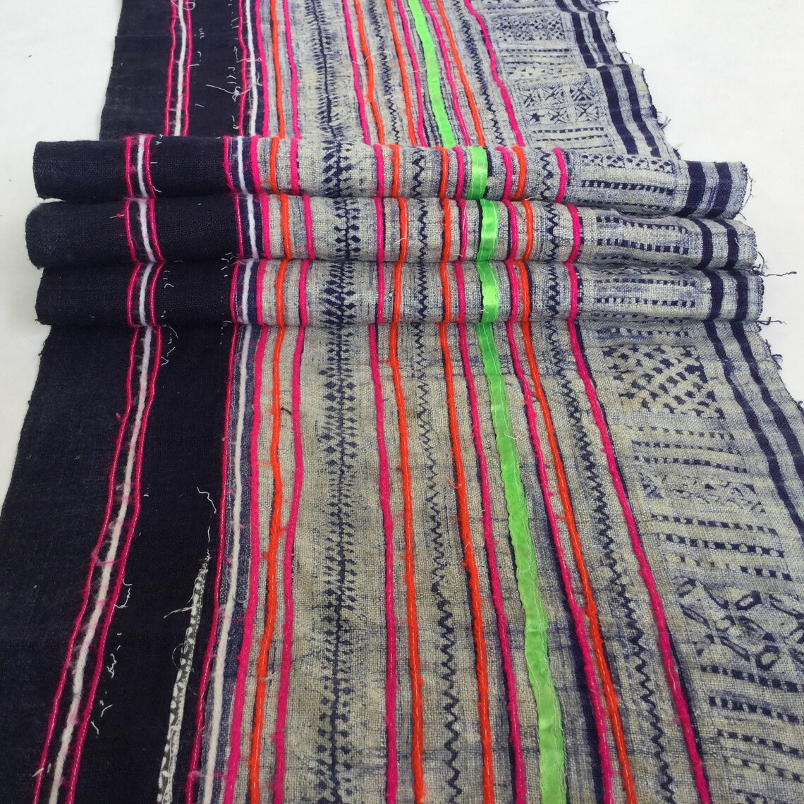 Special Natural Hmong Hemp Fabricvintage Hemp Hand Dyed - Etsy