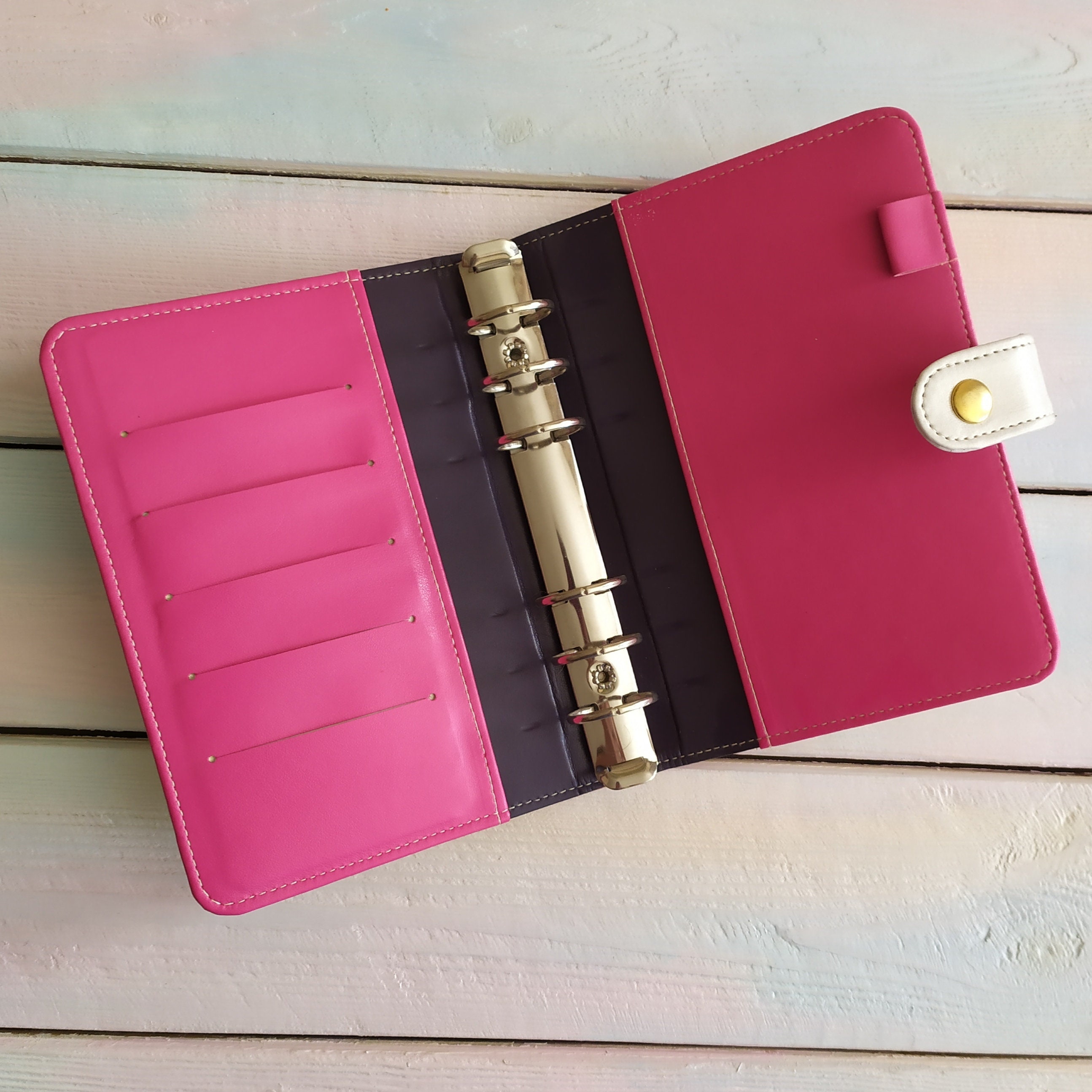 Personal agenda cover planner notebook 6 rings Girl | Etsy