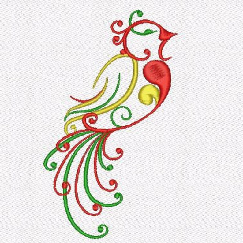 Bird machine embroidery designs | Etsy