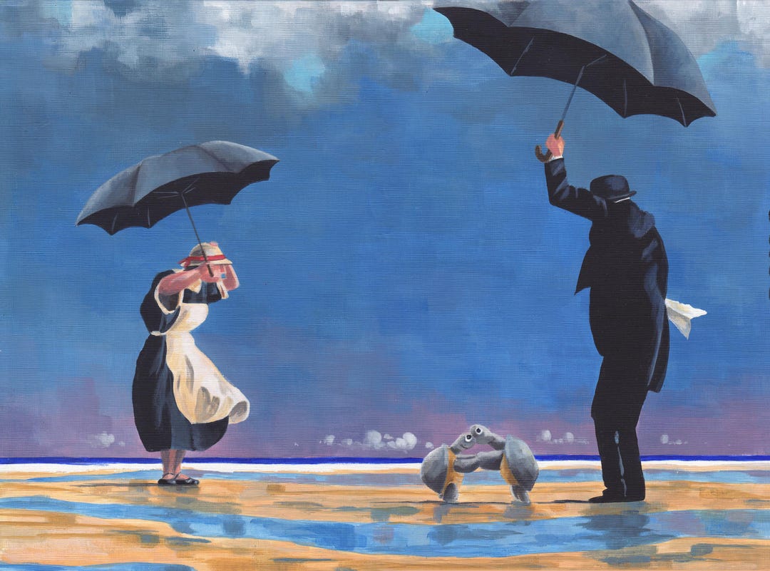 Singing Butler With Turtles. Digital Print. - Etsy