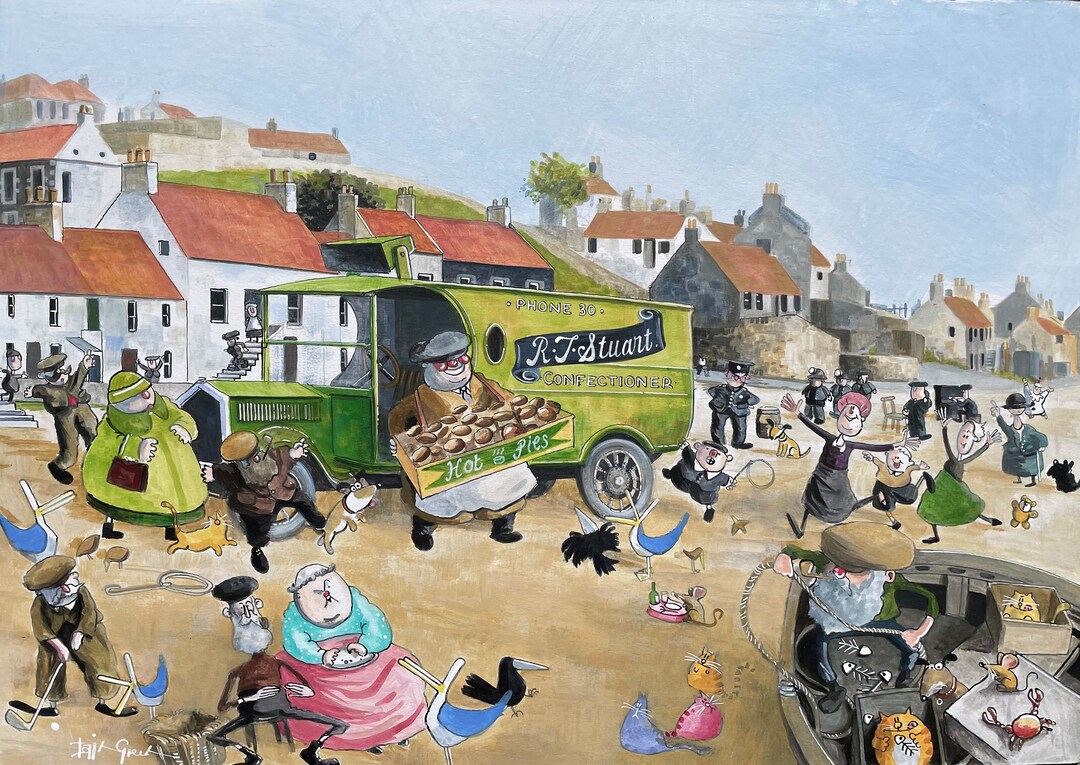 Auld Buckhyne and Stuarts Pie Van. the Village Has Gone but the Pies ...