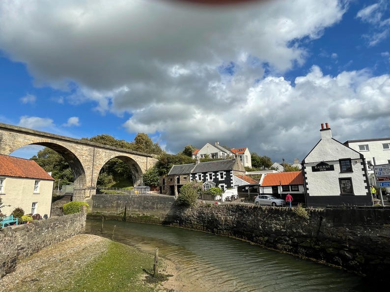 Bridge House, Lower Largo, Fife. Pencil Sketch of the Old Village ...