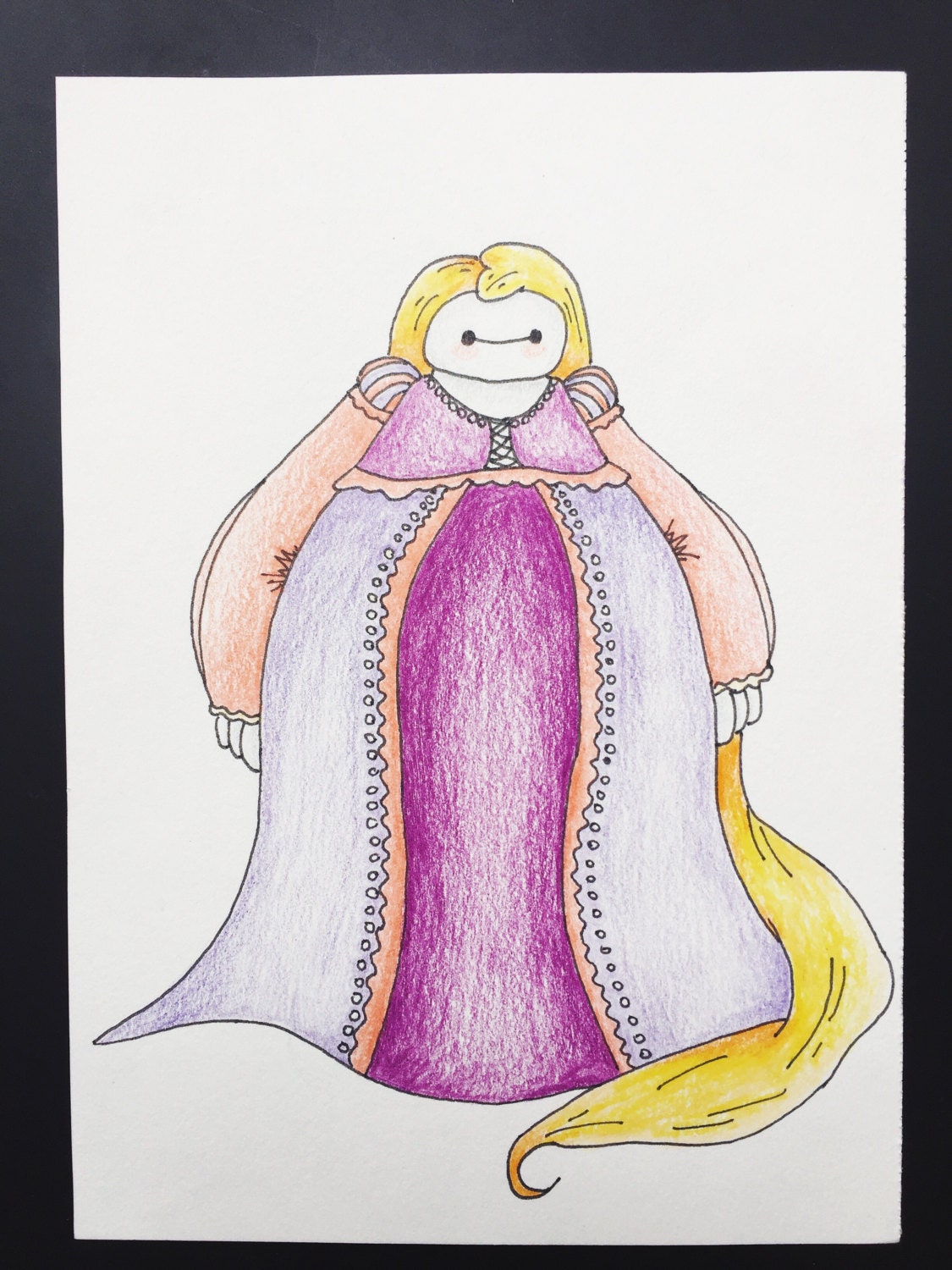 RAPUNZEL BUZZ LIGHTYEAR - Original Big Hero 6 Disney Reimagined Tangled ...