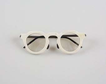 Genuine Natural Horn Handmade Glasses Frames Adjustable Temples Men ...