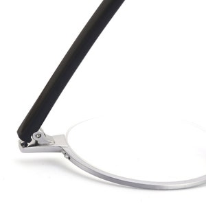 Vintage Japanese Style Titanium Glasses Frames: Round Acetate ...