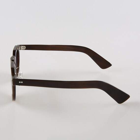 Genuine Natural Horn Handmade Glasses Frames - Dark B… - Gem