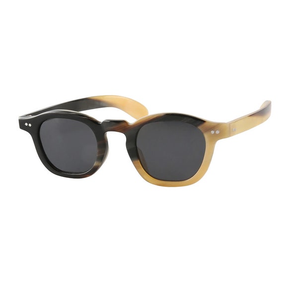 Genuine Natural Horn Handmade Glasses Frames - Carame… - Gem