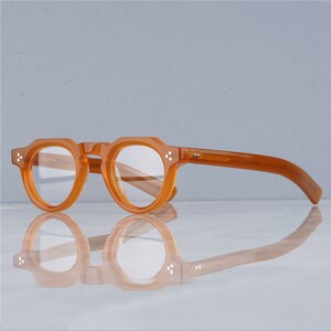 Vintage Japanese Style Acetate Classic Small Polygon Handmade Frames ...