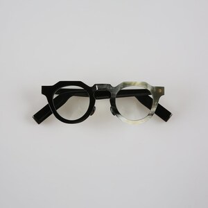 Genuine Natural Horn Handmade Glasses Frames Adjustable Temples Men ...