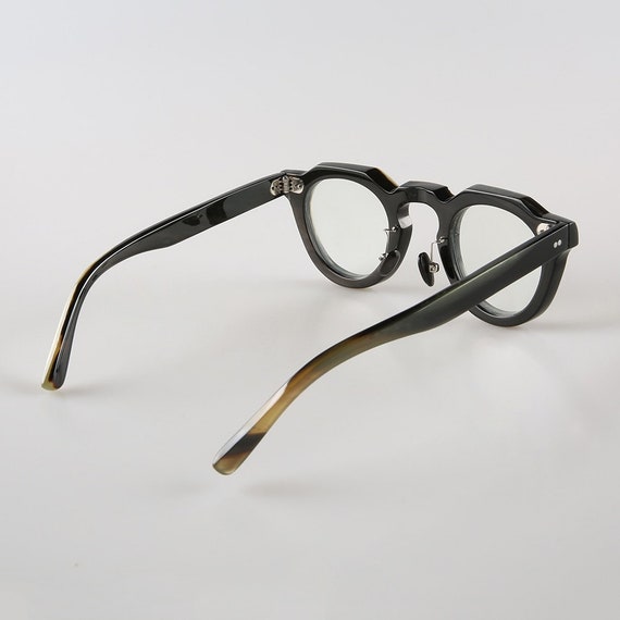 Genuine Natural Horn Handmade Glasses Frames - Rivets… - Gem