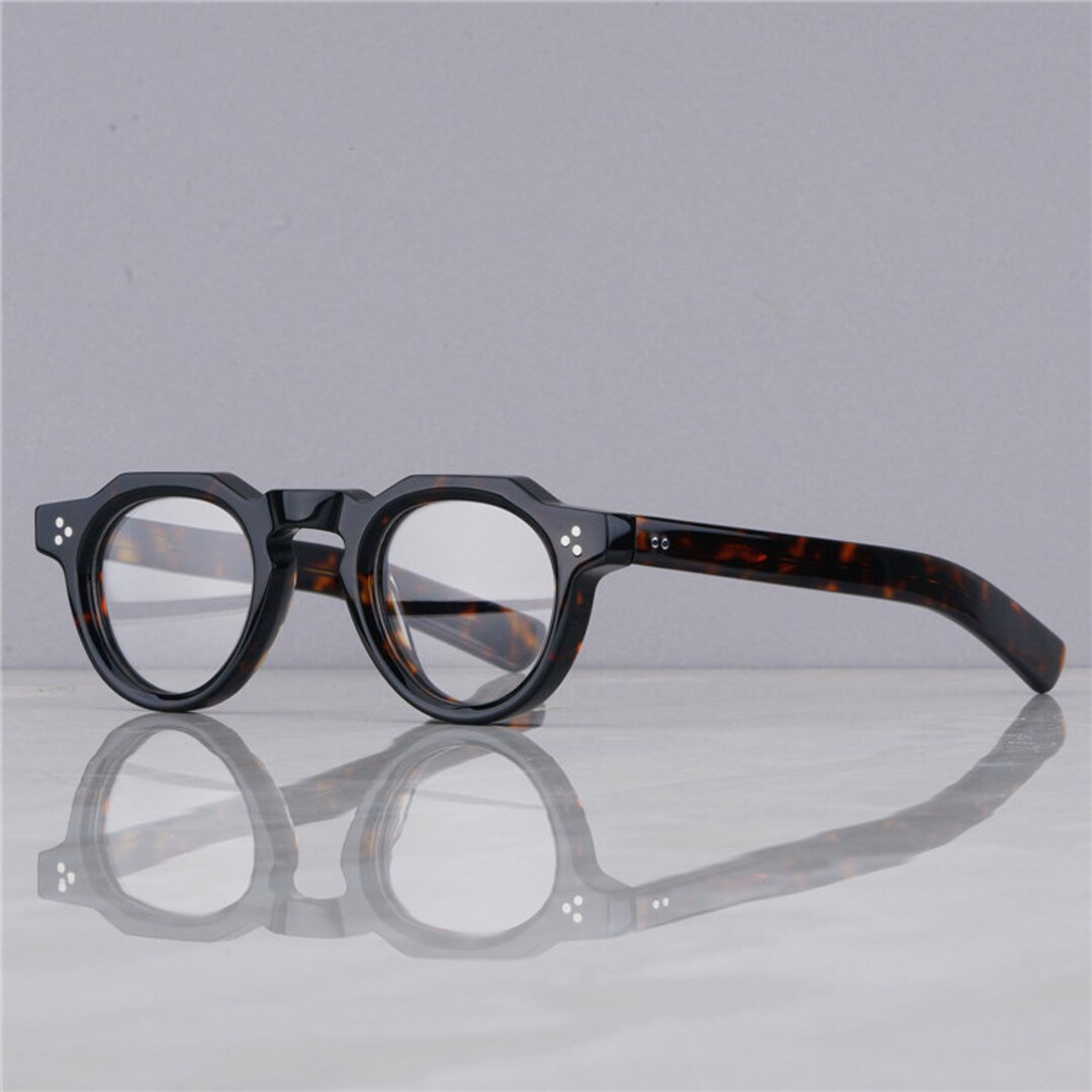 Vintage Japanese Style Acetate Classic Small Polygon Handmade Frames ...