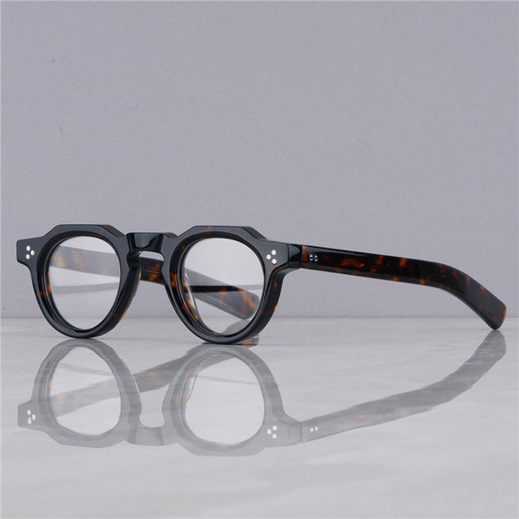 Vintage Japanese style Acetate Classic Small Polygon … - Gem