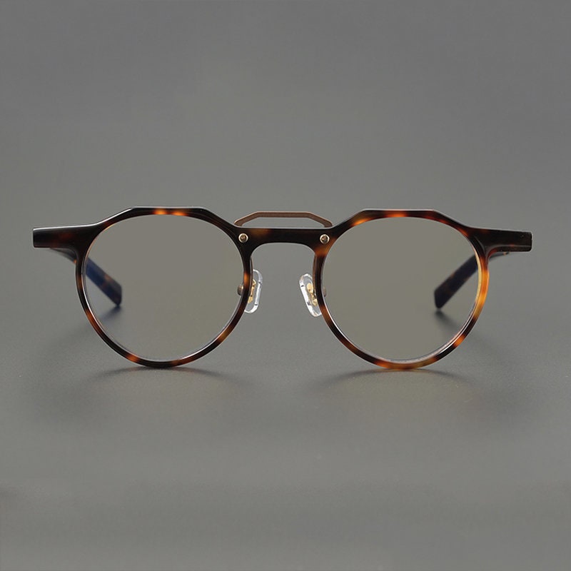 Vintage Japanese Style Acetate Arch Bridge Handmade Frames Glasses ...