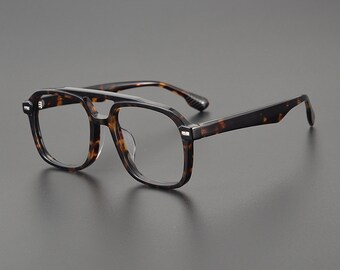 Vintage Japanese Style Acetate Arch Bridge Handmade Frames Glasses ...