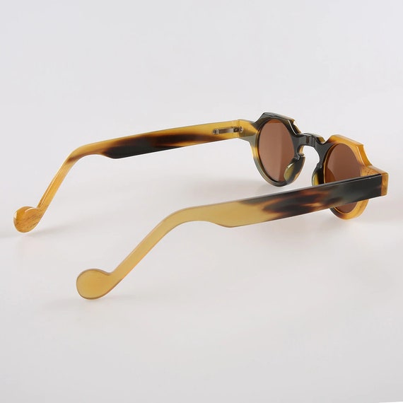Genuine Natural Horn Handmade Round Glasses Frames S… - Gem