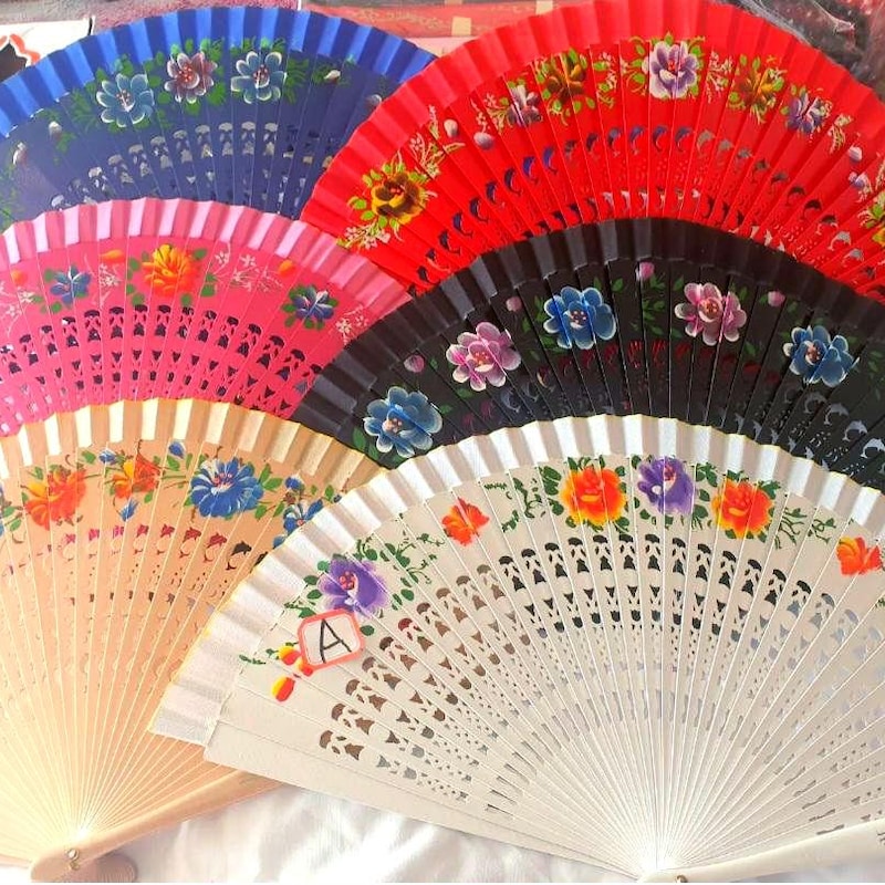Hand Painted Fan - Etsy