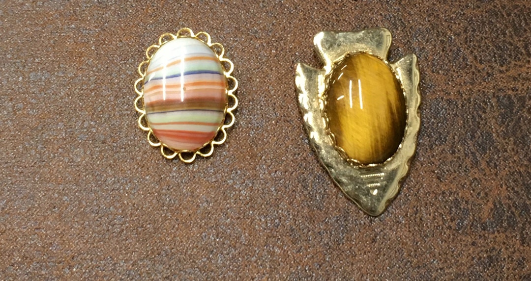 Clips décharpes occidentales vintage, Arrowhead, Cabochons / Pick of ...
