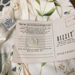 Bizzit Dress Sleeveless Long Floral Medium Coverup Nightgown Dress - Etsy