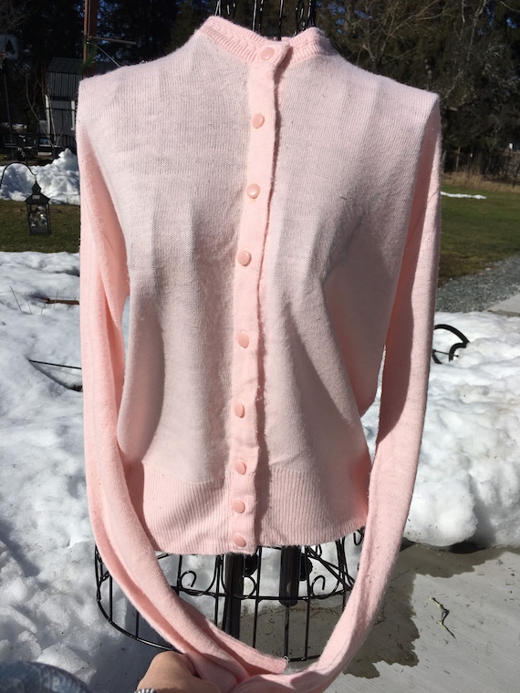 Vintage 1950 Fashioned Pink Dupont Orion Small Button… - Gem