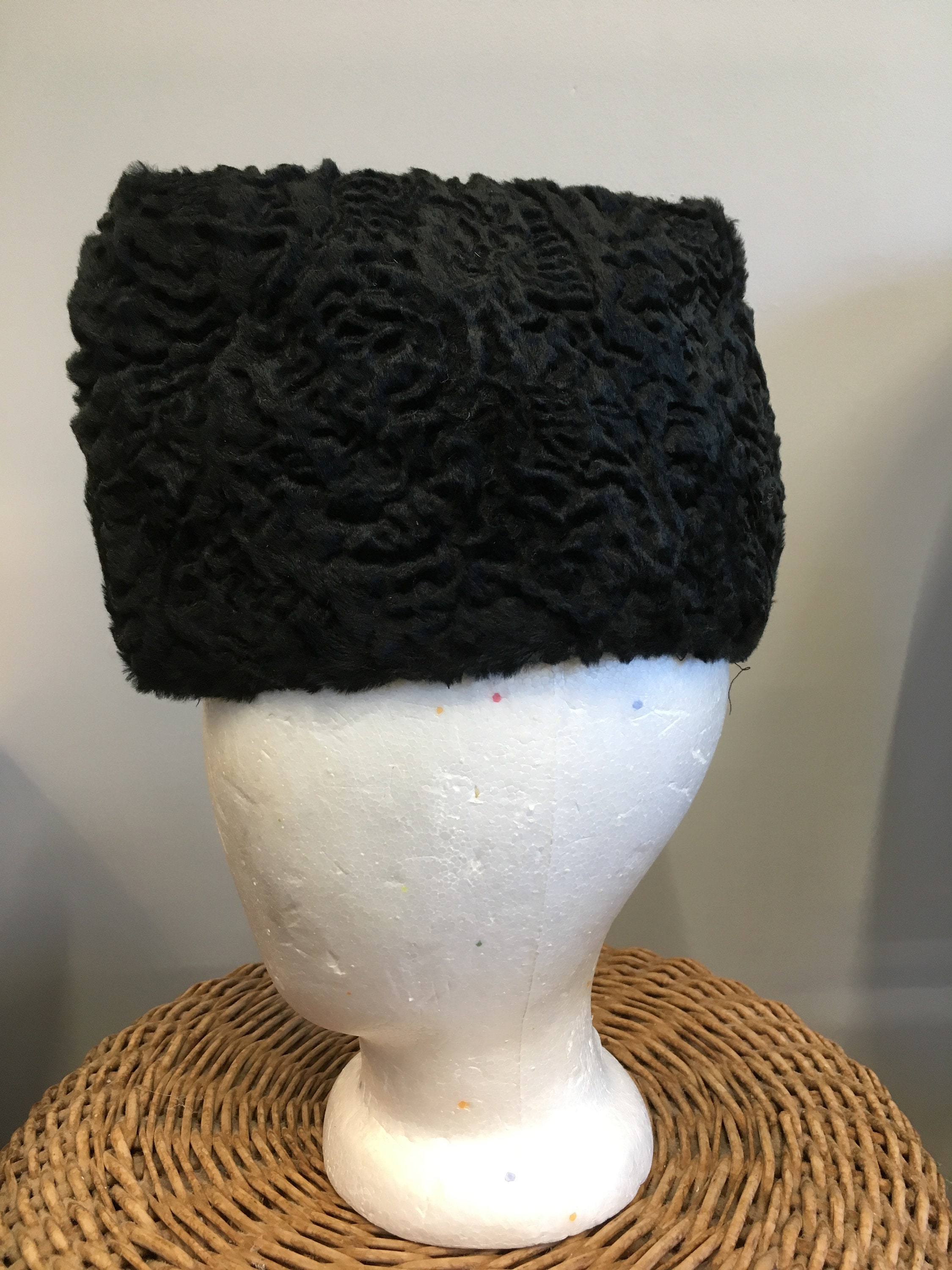 Vintage Astrakhan Fur Envoy Hat Persian LambMouton Cossack | Etsy