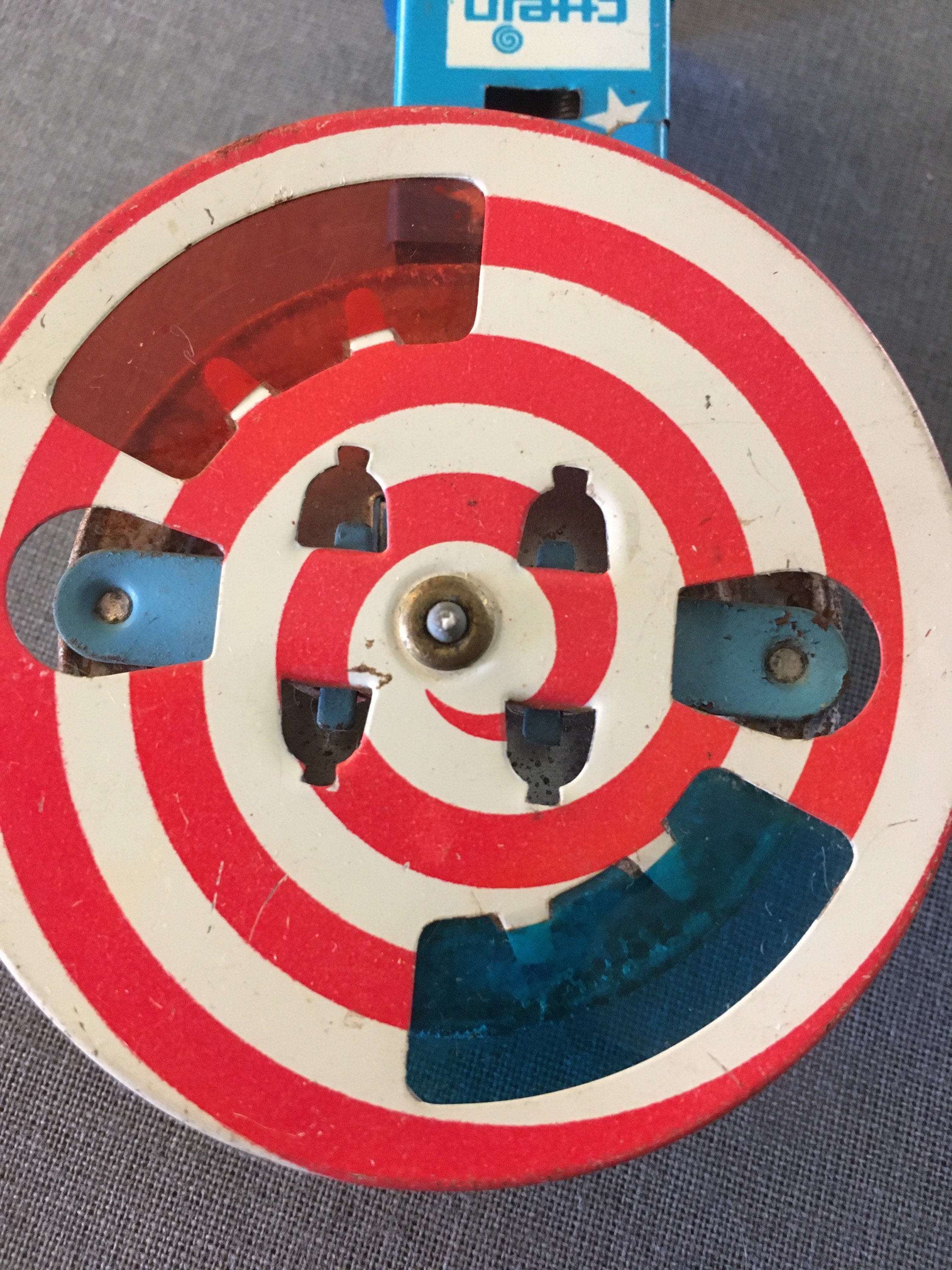 Vintage Tin Sparkler Toy Chein & Co 1930 50s Mechanical Toy - Etsy